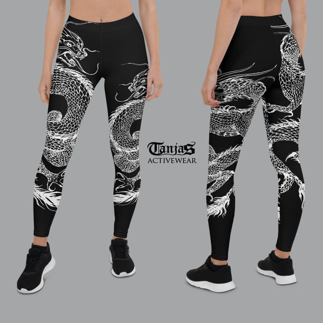 Dragon Tattoo Leggings | Leviathan | Chinese Dragon | Veles | Gothic ...