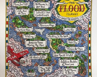 John Linnell & John Flansburgh Dual Signed Autographed They Might Be ...