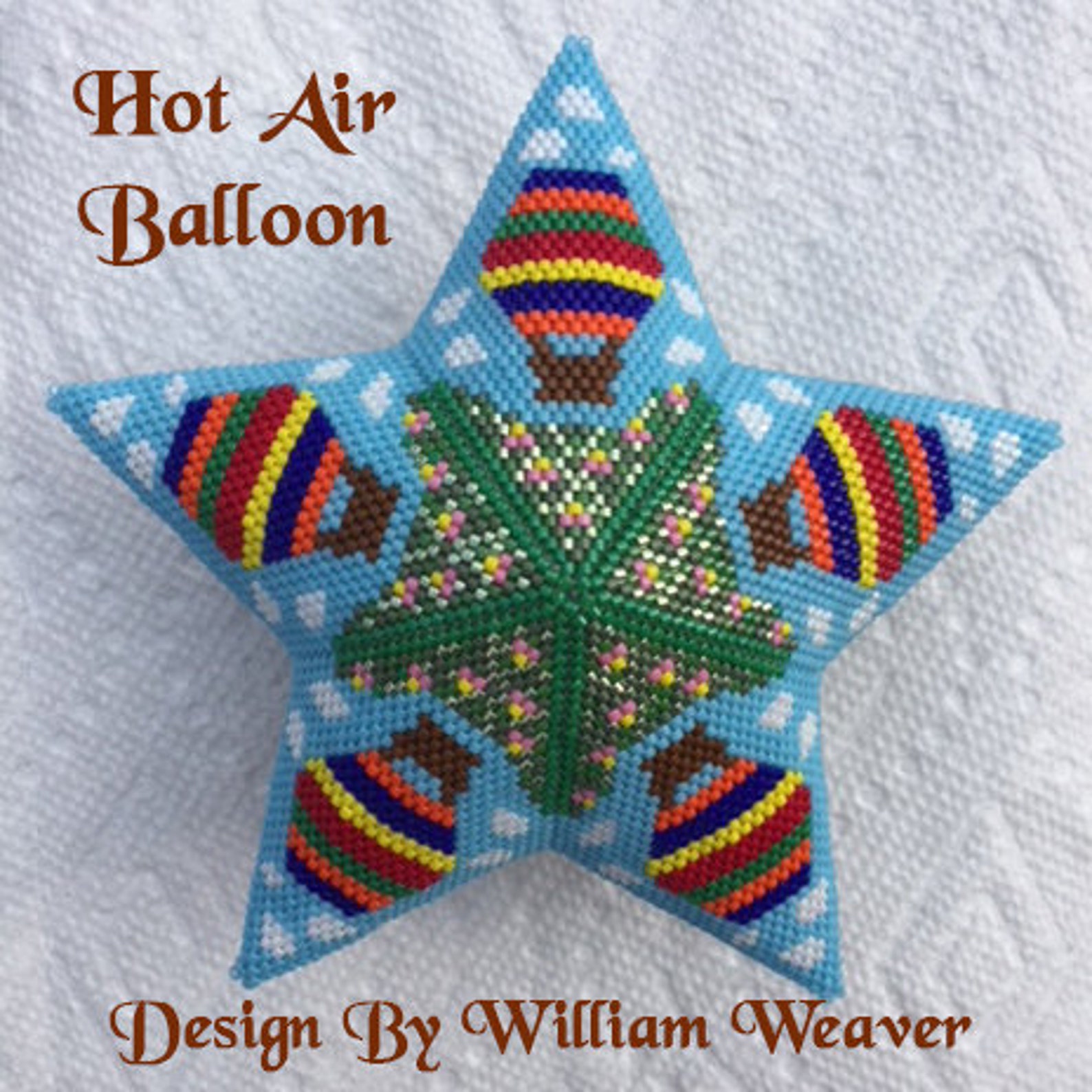 Hot Air Balloon 3D Peyote Star Warped Square Peyote Stitch - Etsy