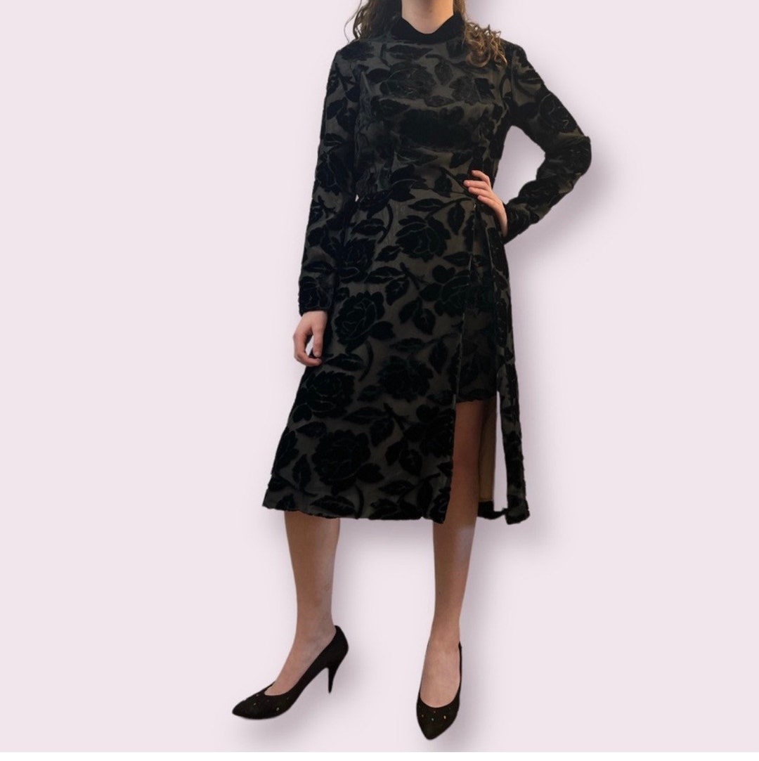 Gorgeous MCM Vintage High Slit Dress & Micro Shorts Combo, XS - Etsy