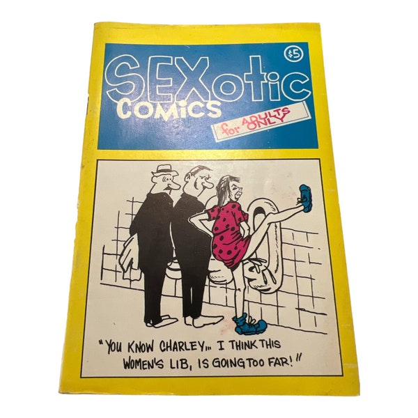 Vintage Adult Comics Etsy