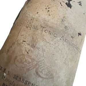 1800’s 1900’s Antique Glass Apothecary Bottle of Astringent Tonic: by ...