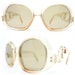 1960’s Vintage OPTA Thick Framed Mod Style Sunglasses in a Translucent ...