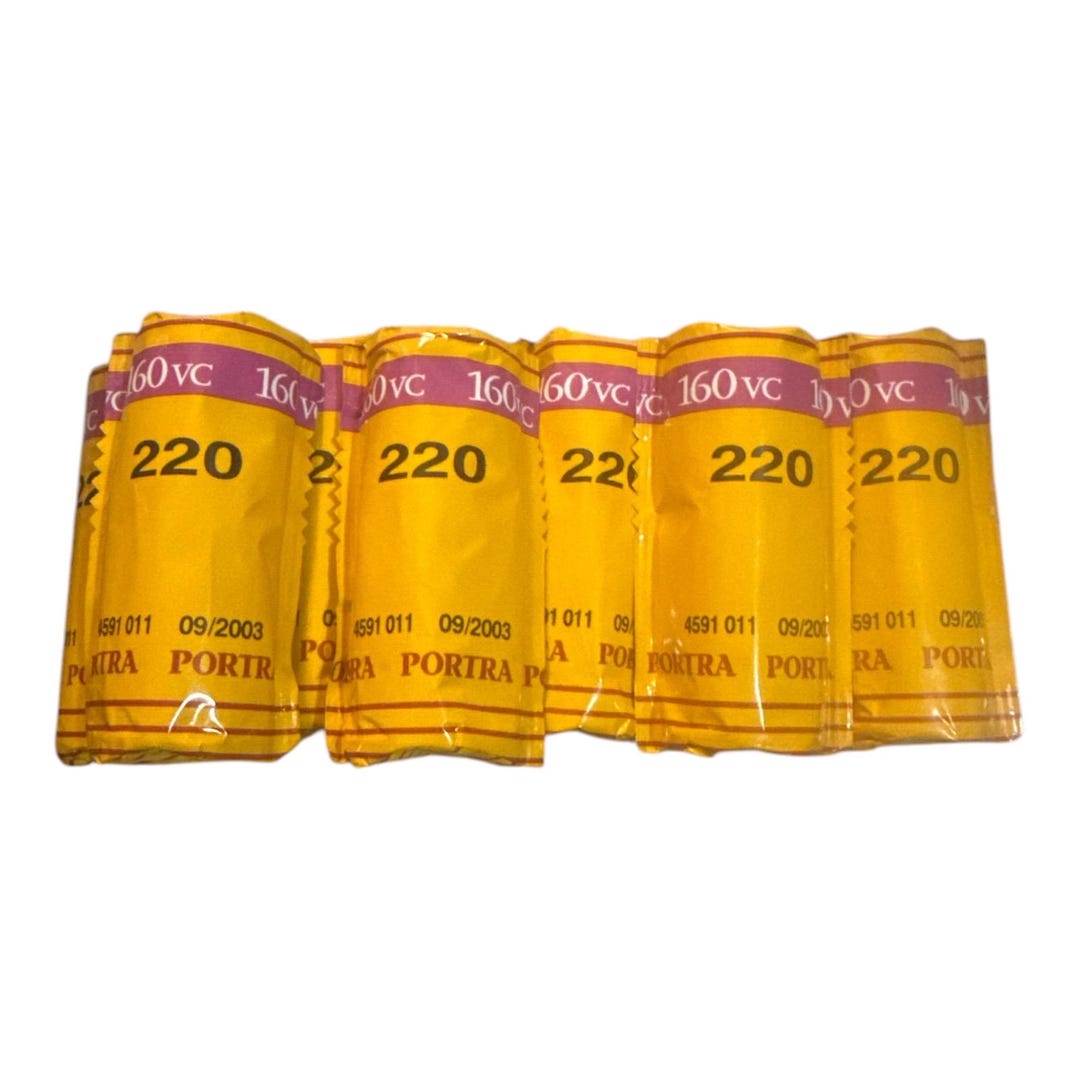 Kodak Portra 220 Film 160VC, Expired 2003, Medium Format 220 Color ...