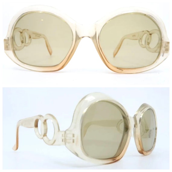 1960’s Vintage OPTA Thick Framed Mod Style Sunglasses… - Gem