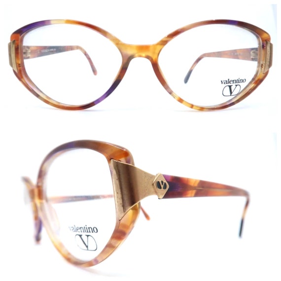 Vintage Valentino Eyeglass Frames Multicolor Made in Italy - Etsy