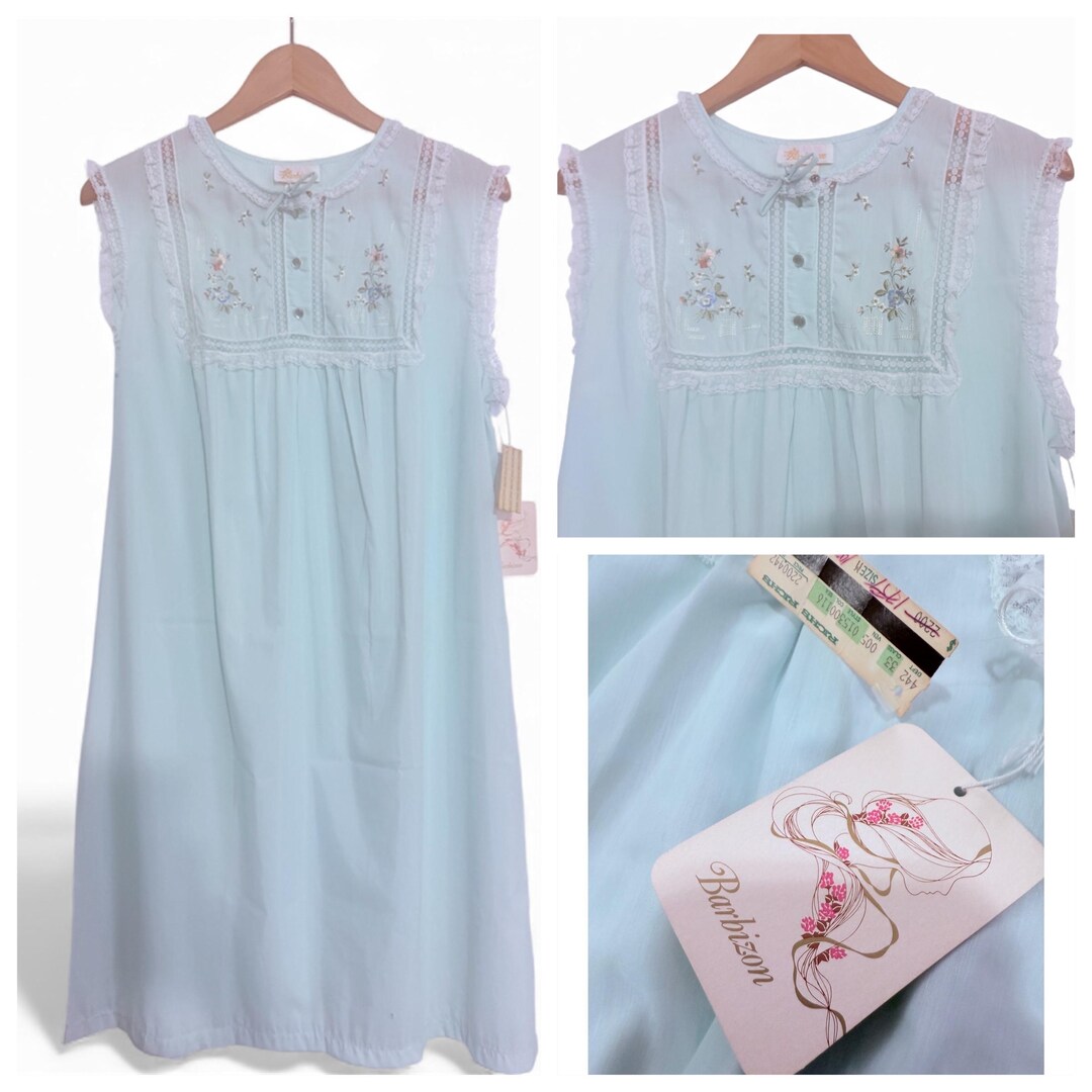 Vintage Lightweight Semi Sheer Soft Nightgown House Dress Ir Summer Dat ...