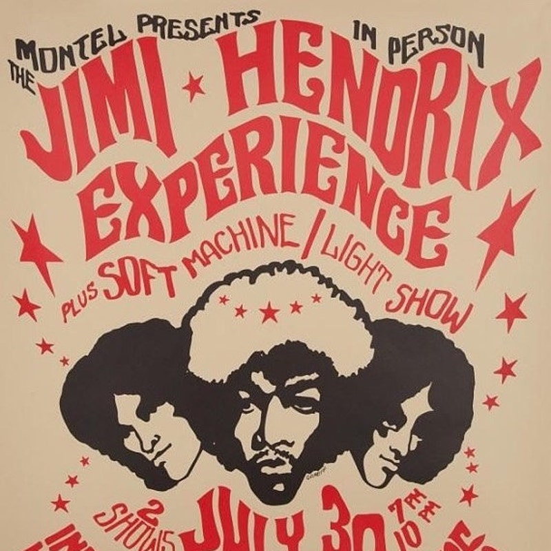 Jimi Hendrix Poster - Etsy