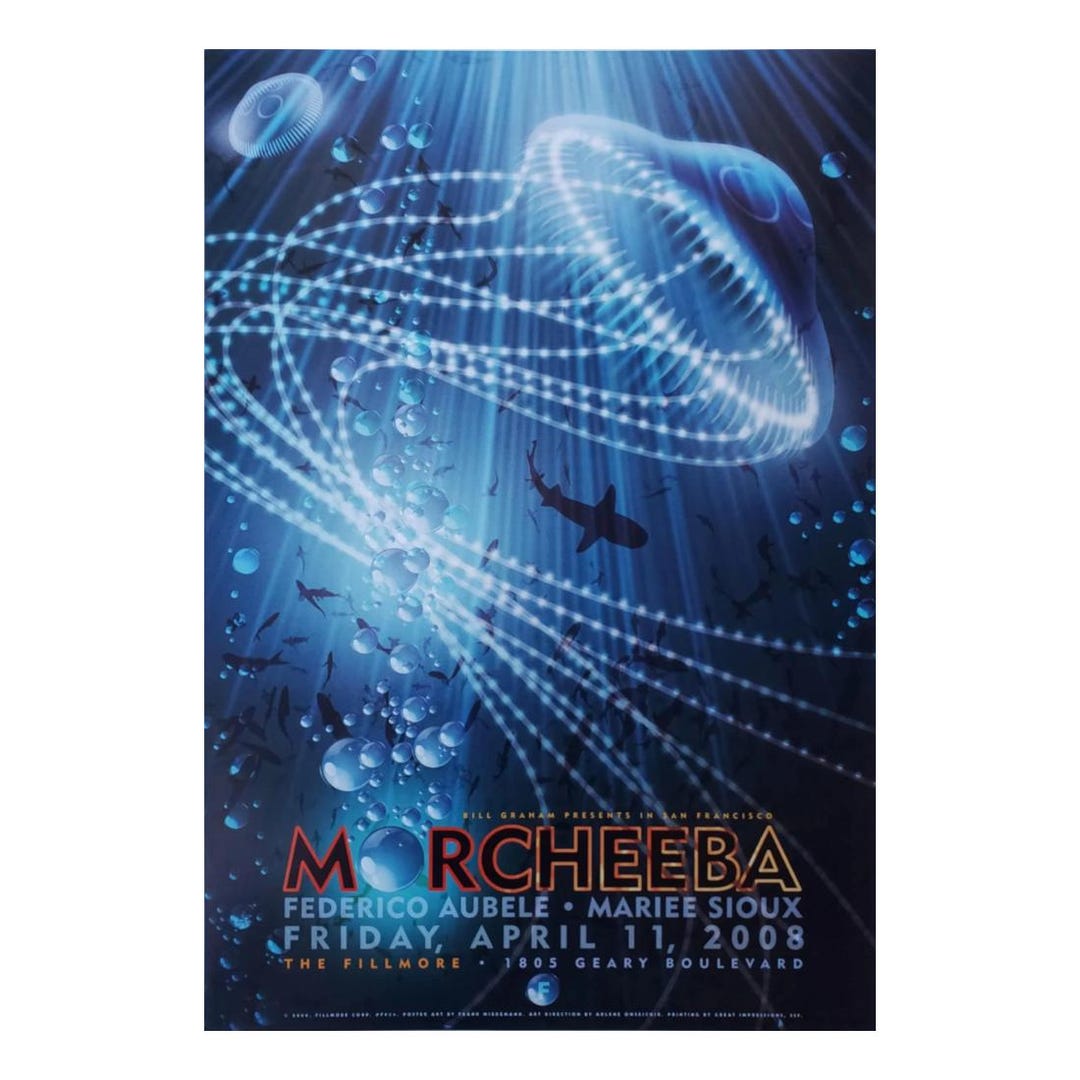 Morcheeba - 2008 Fillmore Concert Poster - Etsy