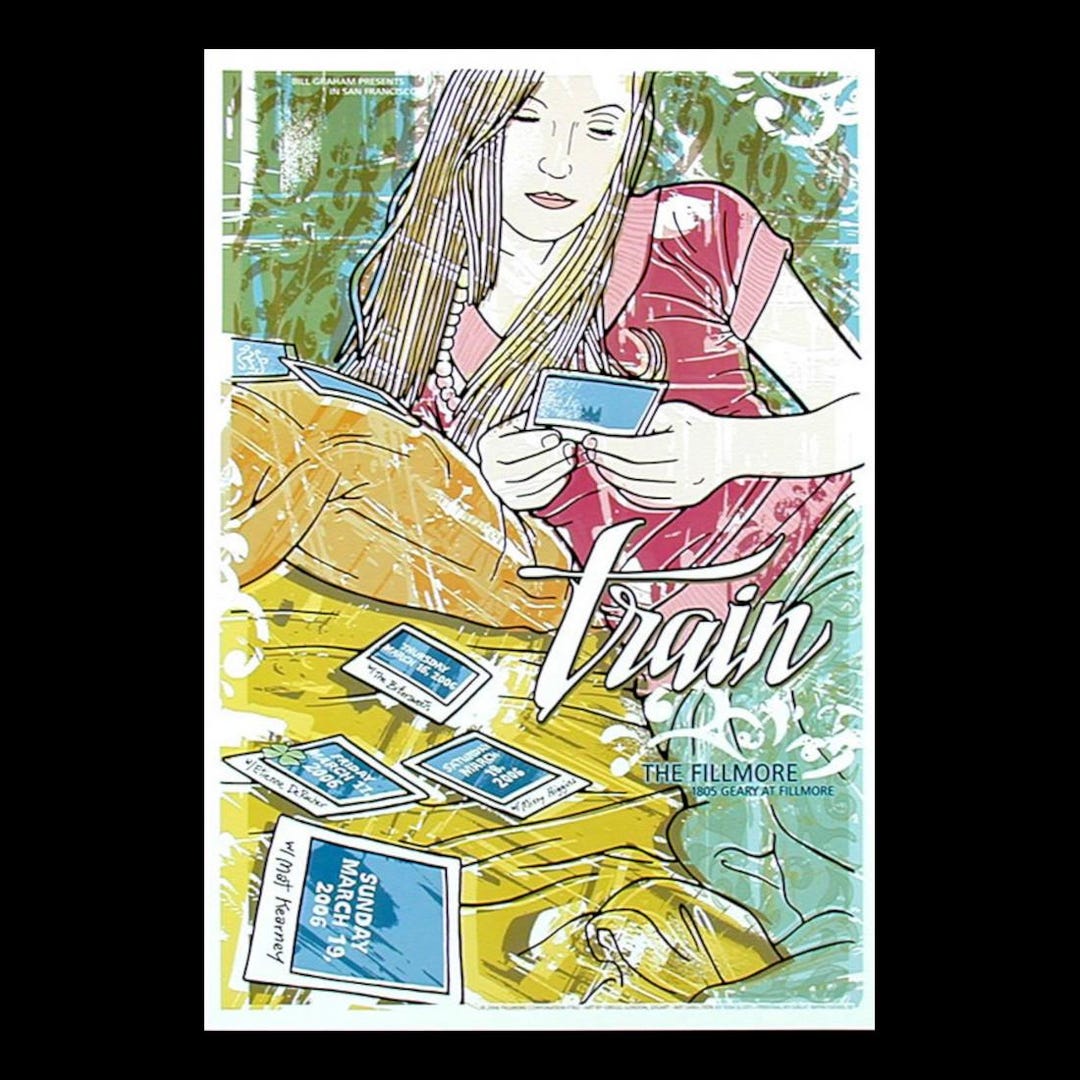 Train - 2006 Fillmore Concert Poster - Etsy