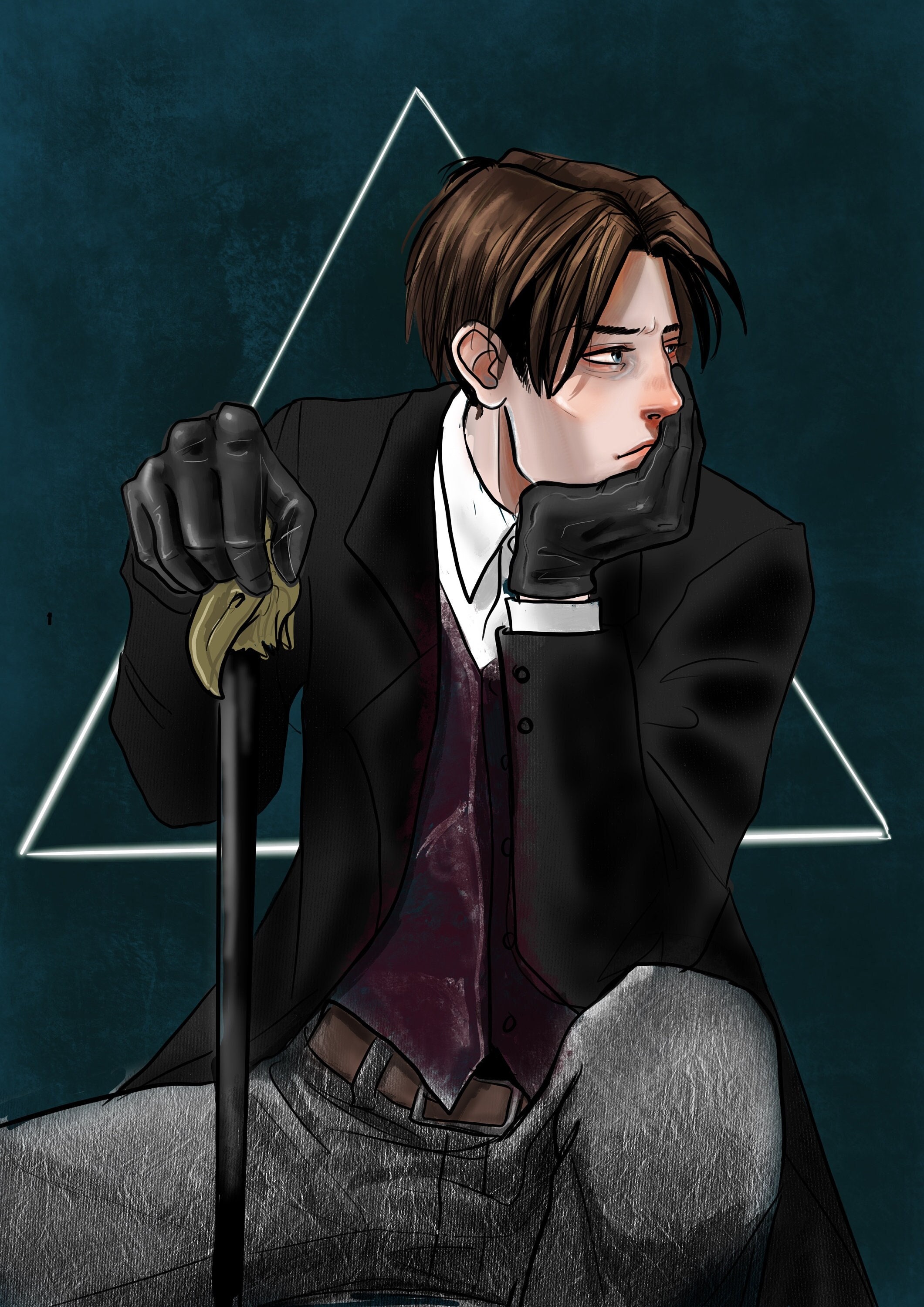 Kaz Brekker Digital Art Printing A4 - Six of Crows - Etsy