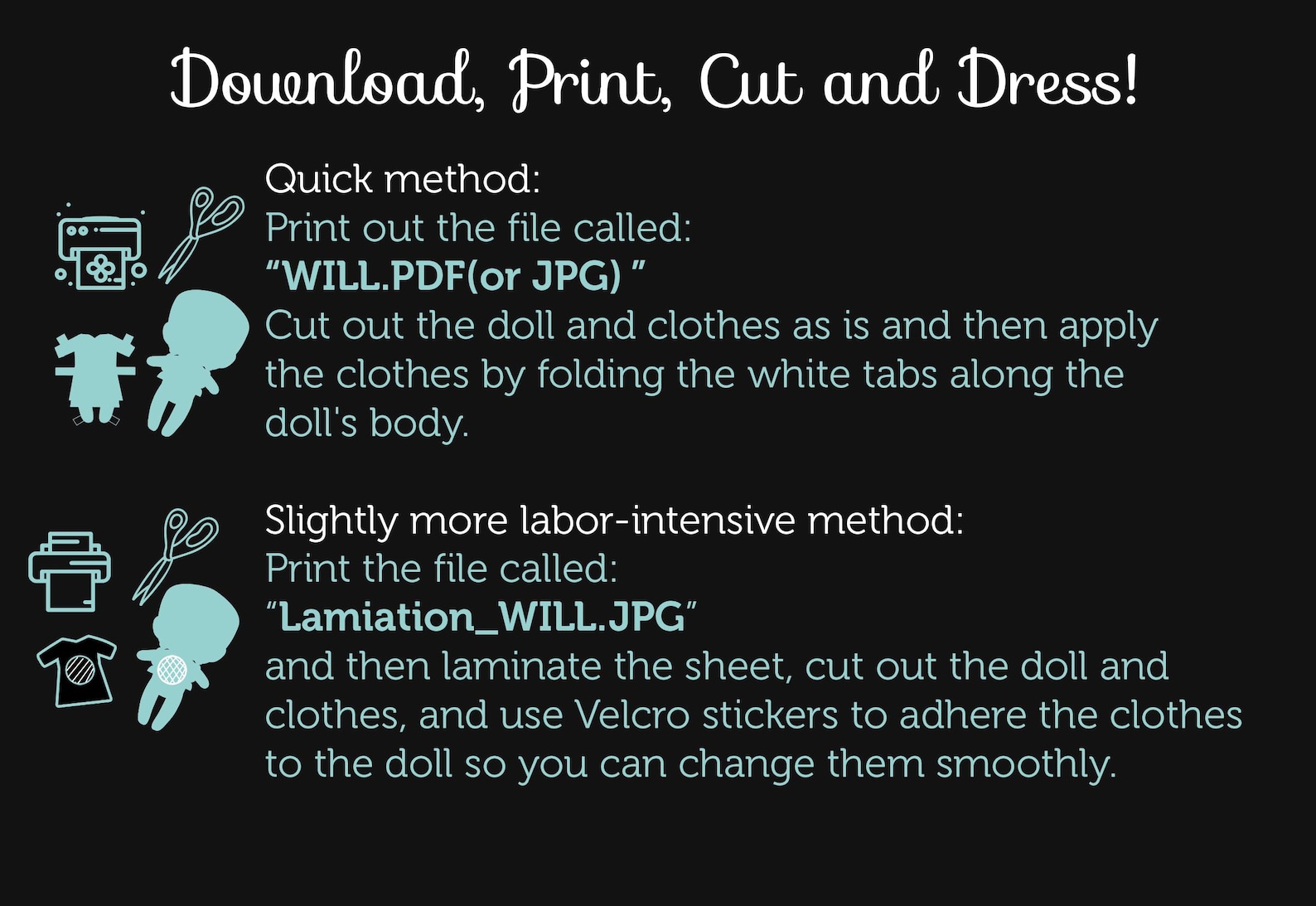 Stranger Things Paper Doll Craft: Will Byers & Mike Wheeler (PDF) BYLER ...