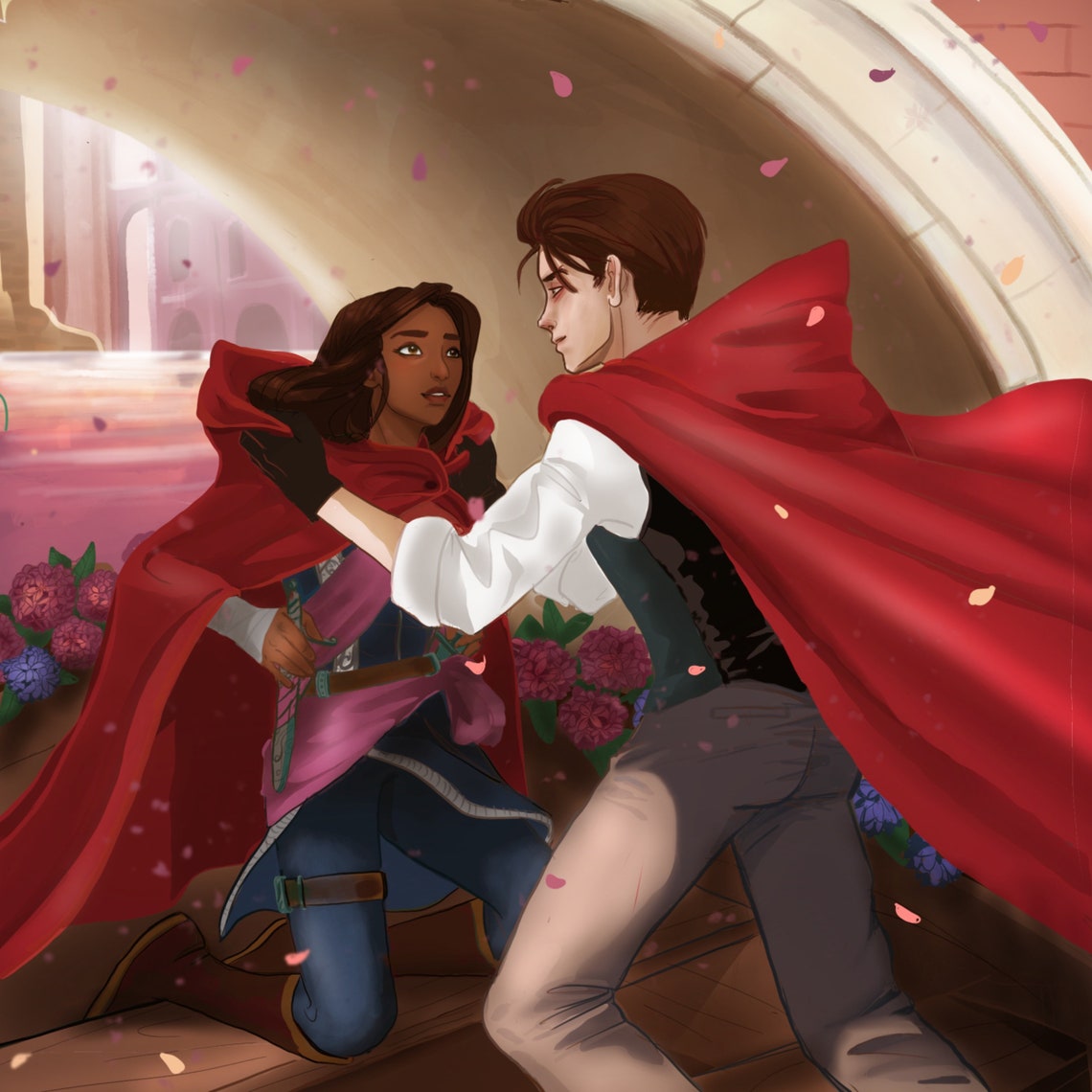 Inej and Kaz Kanej Six of Crows - Etsy