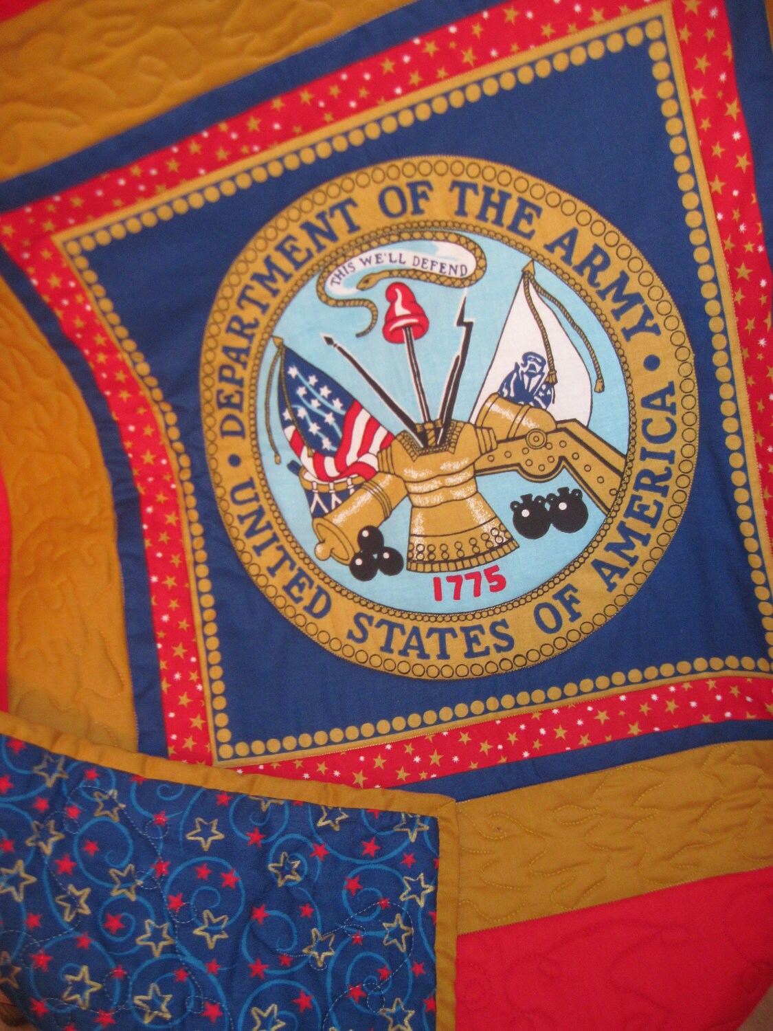 United States Army Lap Quilt - Etsy