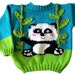 3 Different Knitting Pattern, Jumper, Sweater, Wild Animals - Monkey ...