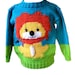 3 Different Knitting Pattern Jumper Sweater Wild Animals - Etsy