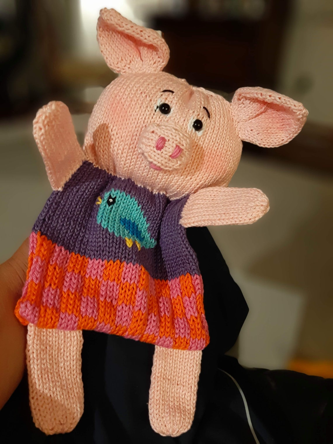 Baby Comforter Pig Knitting Pattern - Etsy