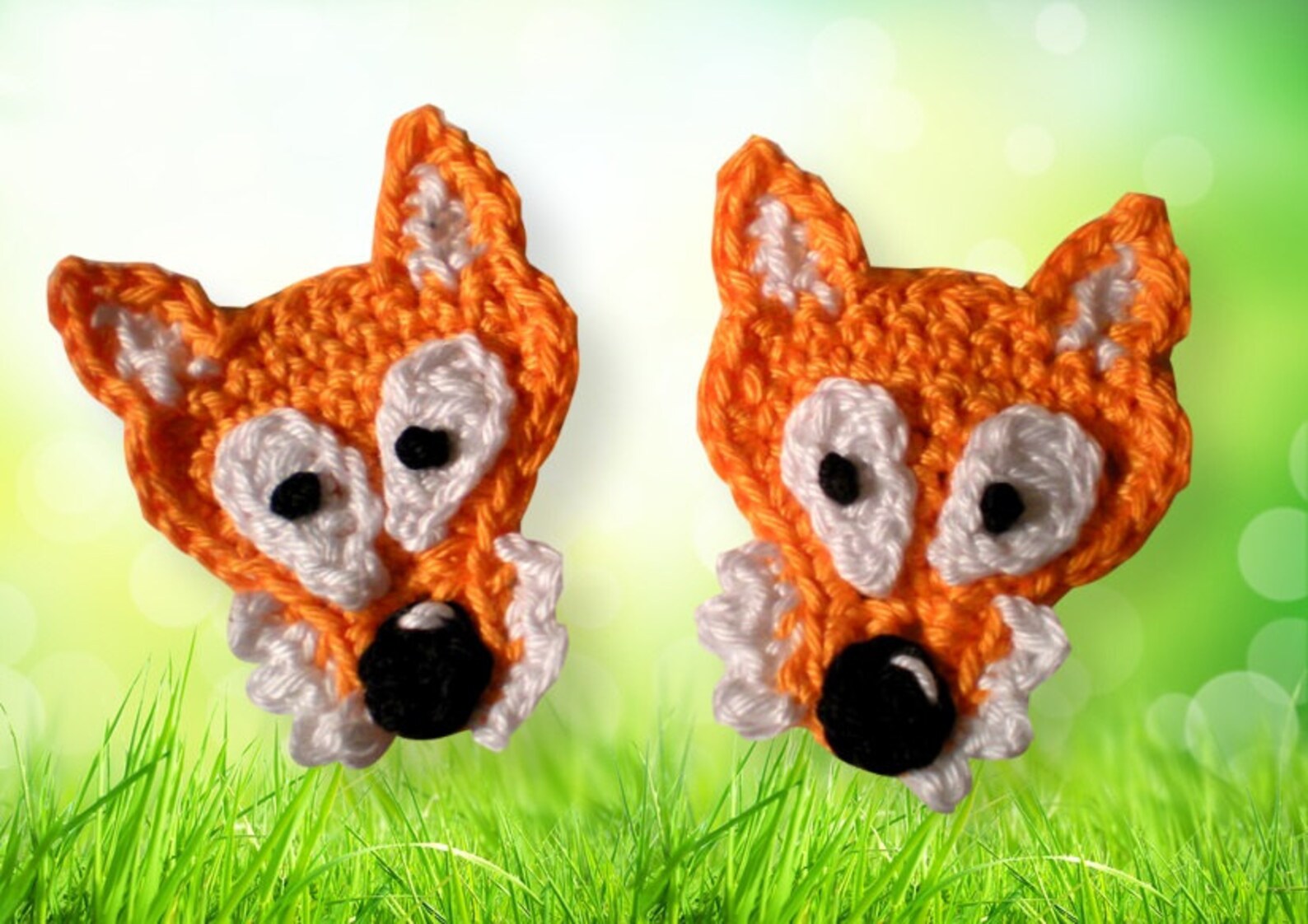 Fox Applique PDF Crochet Pattern - Etsy