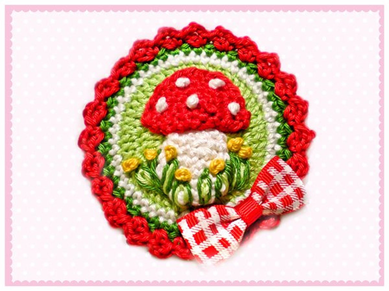 Tutorial Crochet Toadstool Button - Etsy