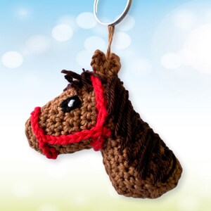 Pendant, Keychain Crochet Horse, Car Key Pendant, Keychain Charm ...
