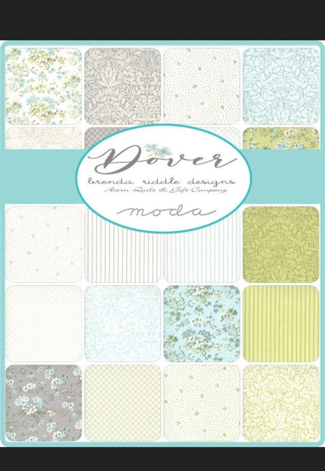 Dover Mini Charm Pack Designs Moda Precuts - Etsy