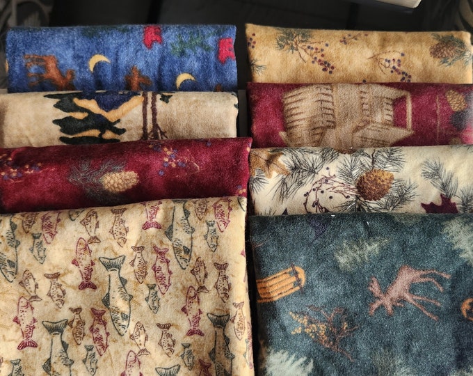 Holly Taylor Flannel Fat Quarter Bundle Moda Fabric Quilt Fabric ...