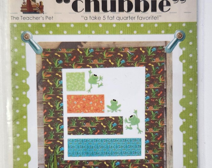 Chubbie Baby Quilt Pattern the Teacher's Pet Frog Quilt Pattern Sale ...