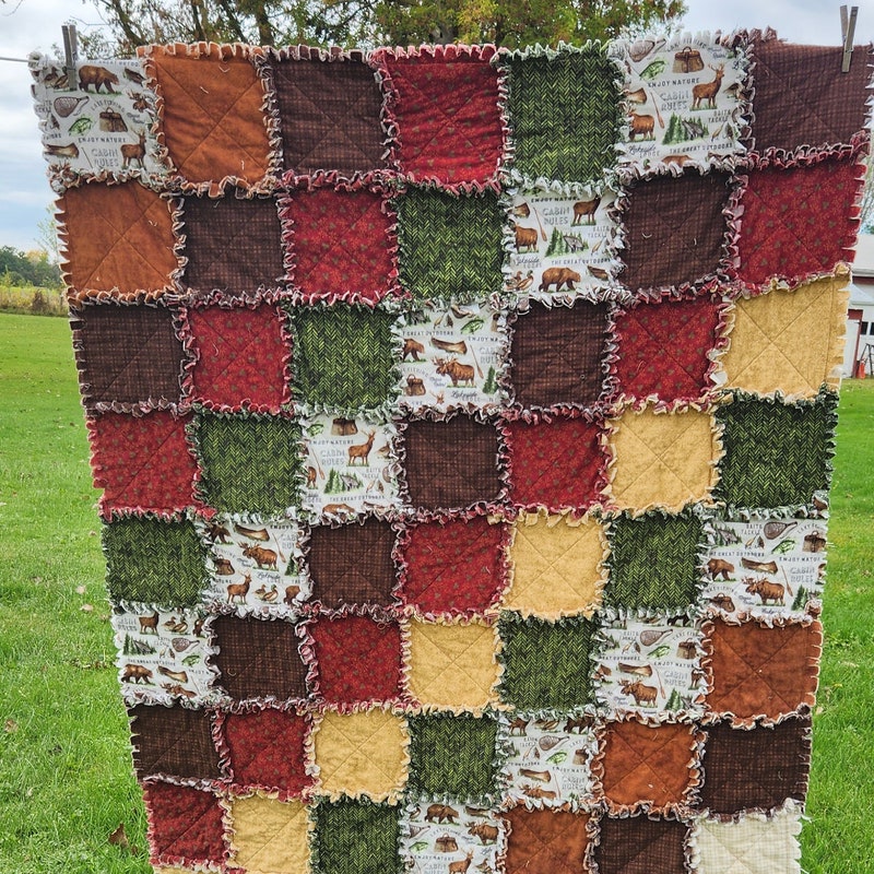 Flannel Quilt - Etsy