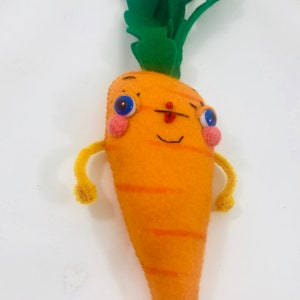 Carrot Plush Toy Vegetable Kid's Play Room Decor Stuffed ...