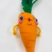 Carrot Plush Toy Vegetable Kid's Play Room Decor Stuffed ...