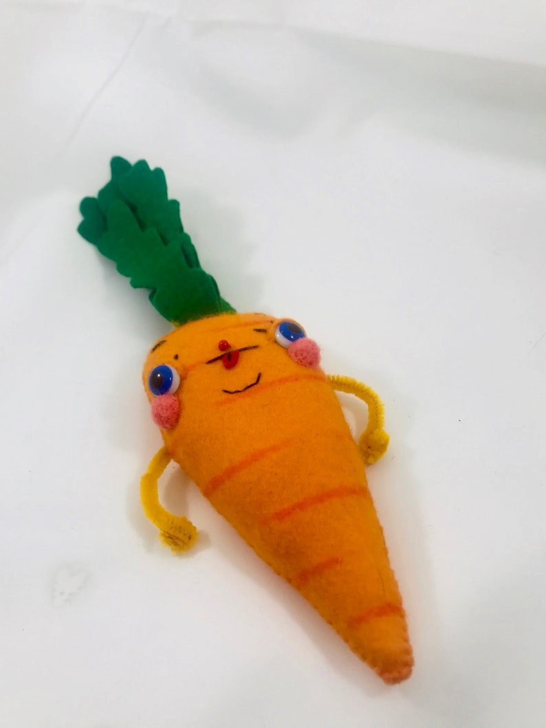 Carrot Plush Toy Vegetable Kid's Play Room Decor Stuffed ...