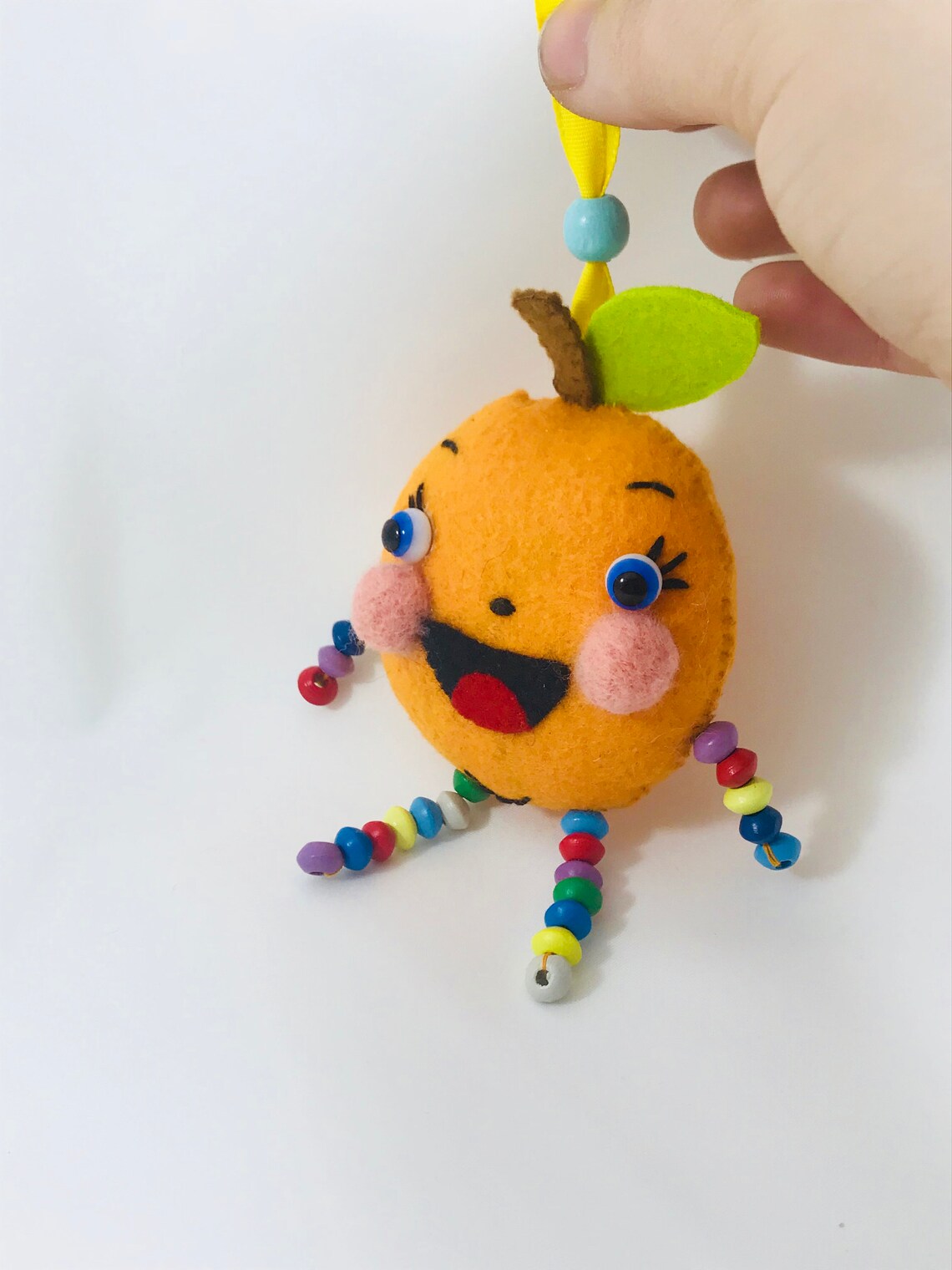 Cute Plush Orange Doll Hanging Soft Fruit Food Anthropomorphic - Etsy