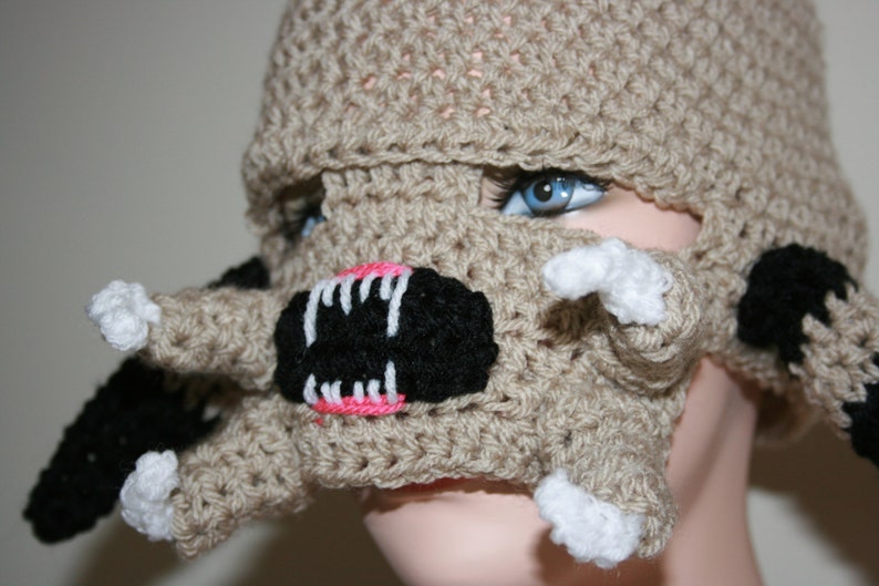 Predator 'inspired' Crochet Hat. Inspired by the Film - Etsy