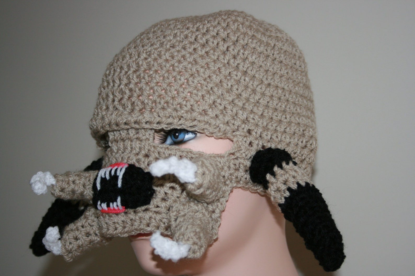Predator 'inspired' Crochet Hat. Inspired by the Film - Etsy