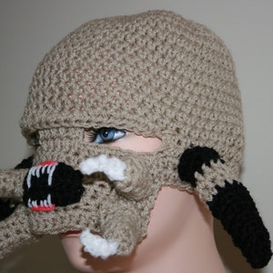 Predator 'inspired' Crochet Hat. Inspired by the Film 'predator'. Scary ...