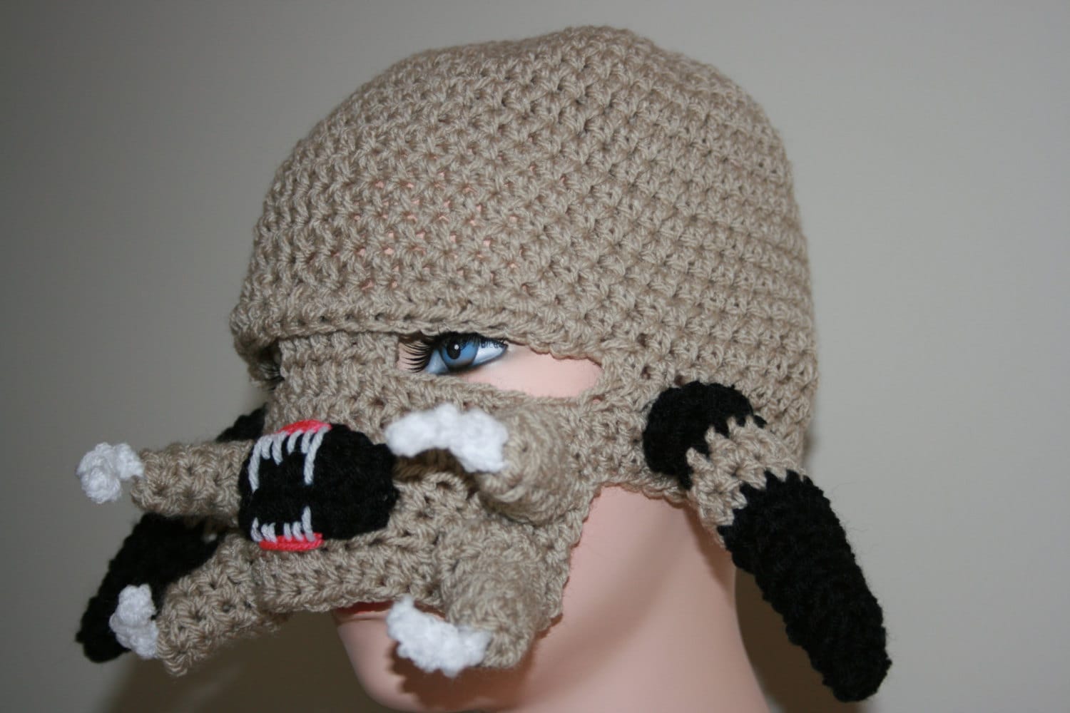 Predator 'inspired' Crochet Hat. Inspired by the Film - Etsy