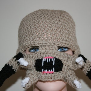 Predator 'inspired' Crochet Hat. Inspired by the Film 'predator'. Scary ...