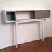 Custom Design // Design White Console With Sliding Door - Etsy