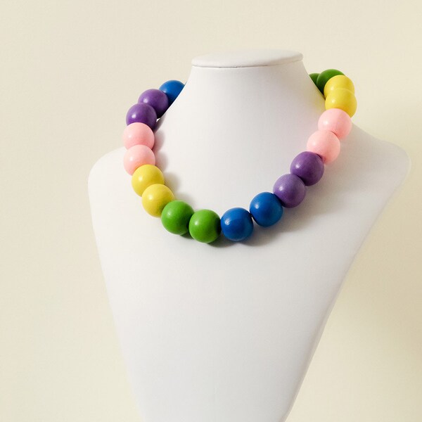 Colorblock Necklace - Etsy