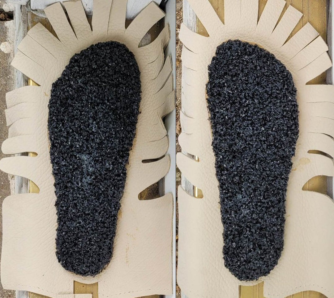 Hand Mixed and Hand Molded Crumb Rubber Sole Add on for Custom Leather ...