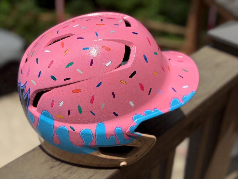 Customized Baseball Drip Helmets - Etsy