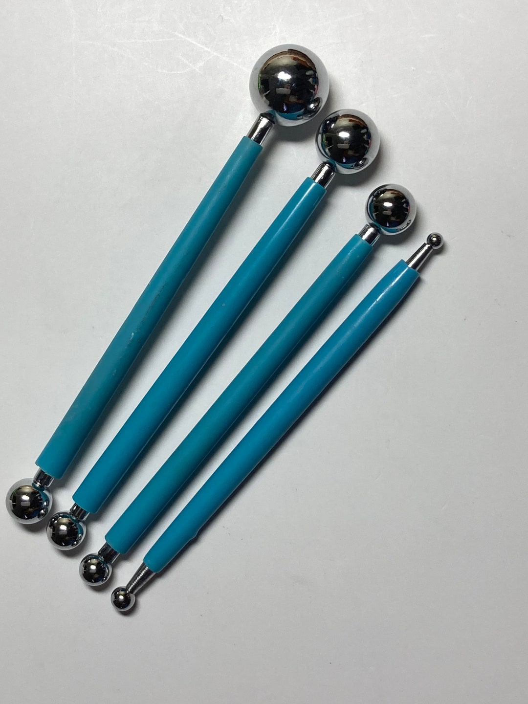 Stainless Steel Double-ended Ball Tip Sculpting Tools, Clay Shaping ...