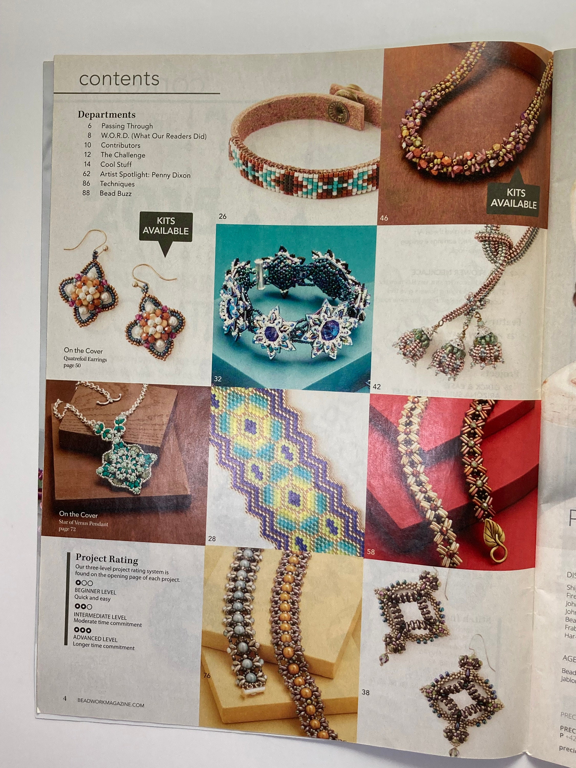 Beadwork Magazine Oct/nov 2015, Beadwork Magazine Dec 2015/jan 2016 ...