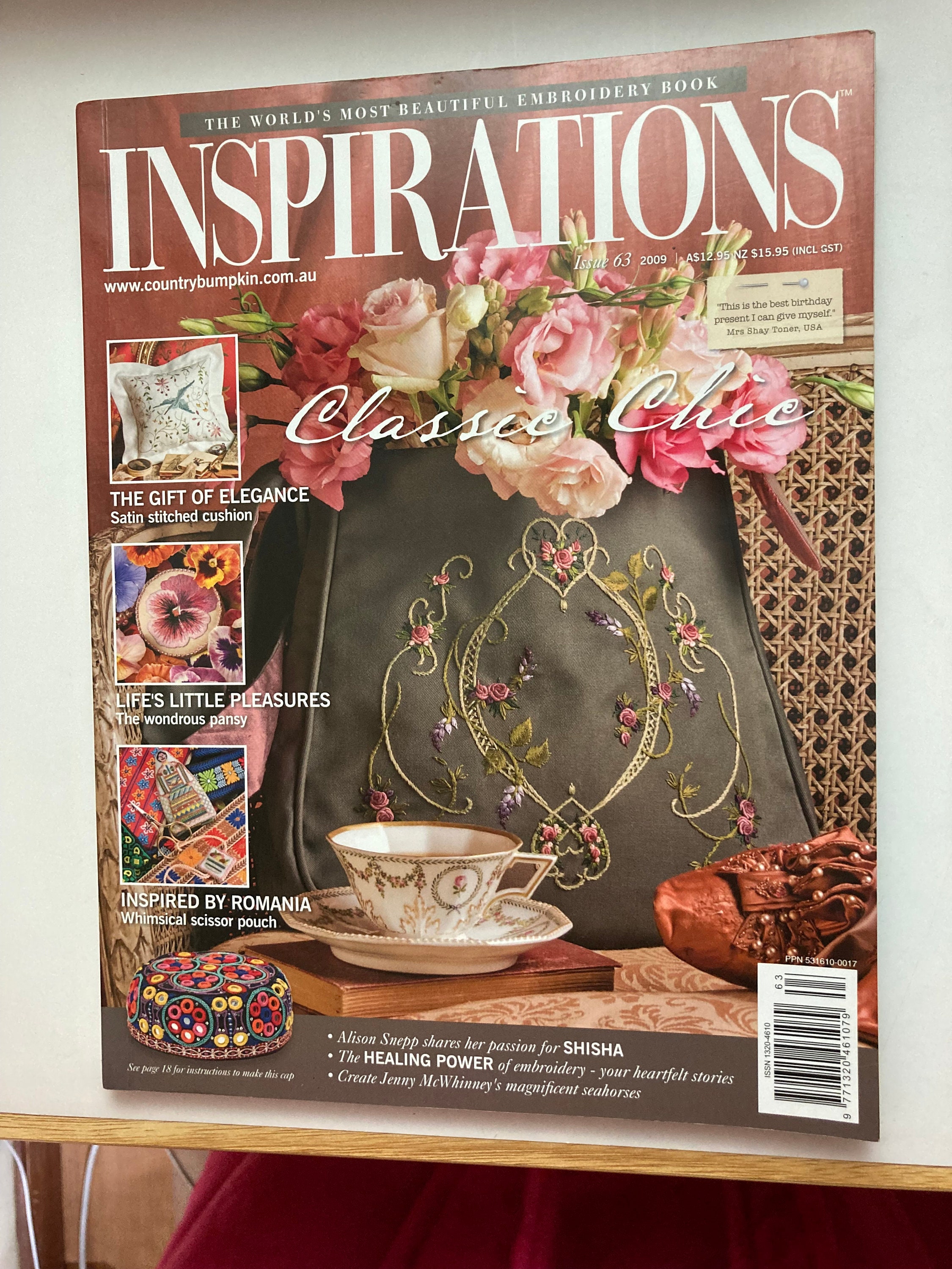 Inspirations the World's Most Beautiful Embroidery Magazine Issue No ...