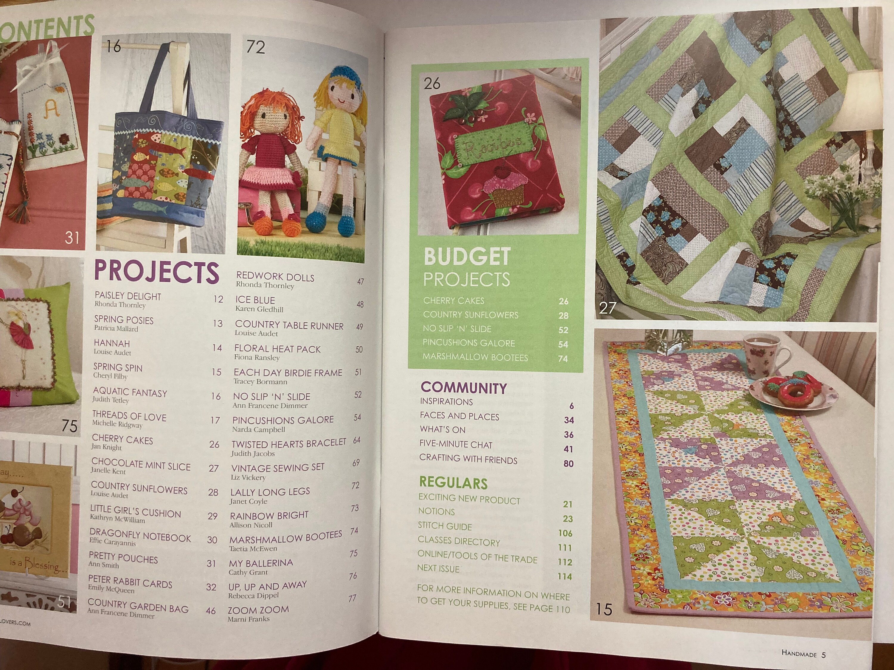 Handmade Craft Decorating Sewing Magazine Volume 28 Number 10, Arts and ...