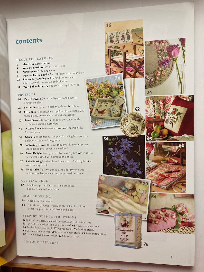 Inspirations (the World's Most Beautiful Embroidery) Magazine Issue No ...