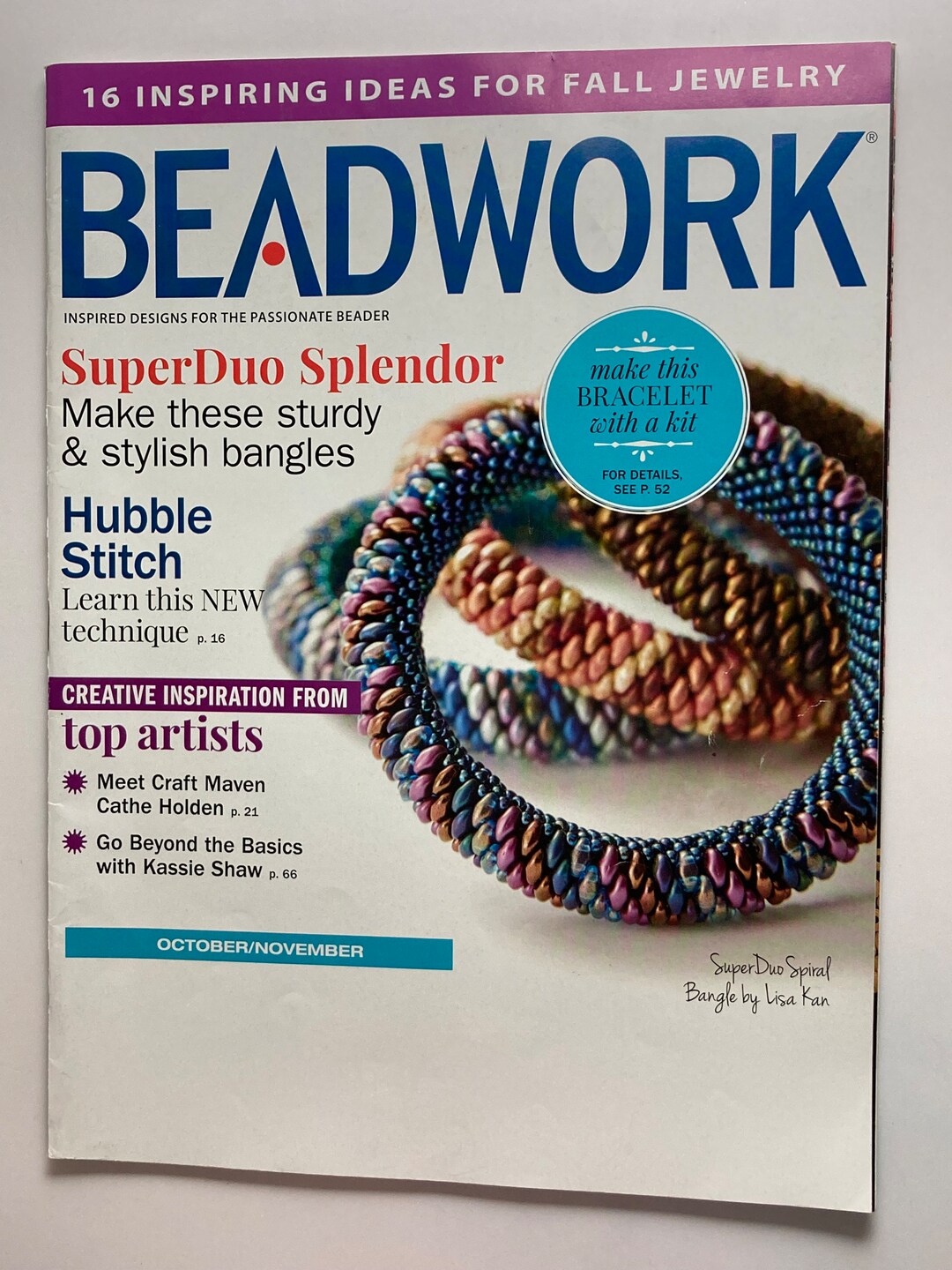 Beadwork Magazine Oct/nov 2015, Beadwork Magazine Dec 2015/jan 2016 ...
