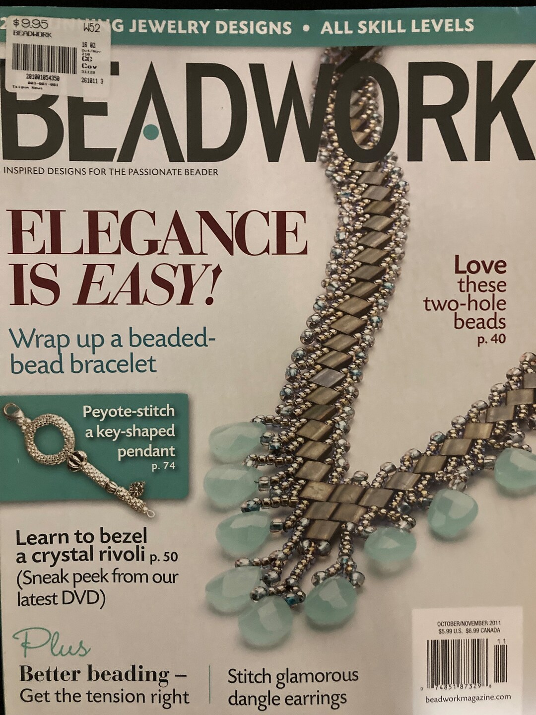 Beadwork Magazine October /november 2011, Beading Magazine, Beaded ...