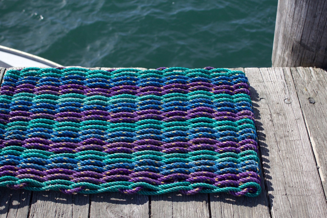 Recycled Lobster Rope Doormat Handwoven in Maine: Tenants - Etsy