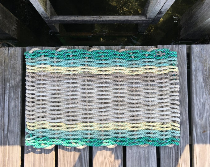 Recycled Lobster Rope Doormat, Handwoven in Maine: Chatto - Etsy